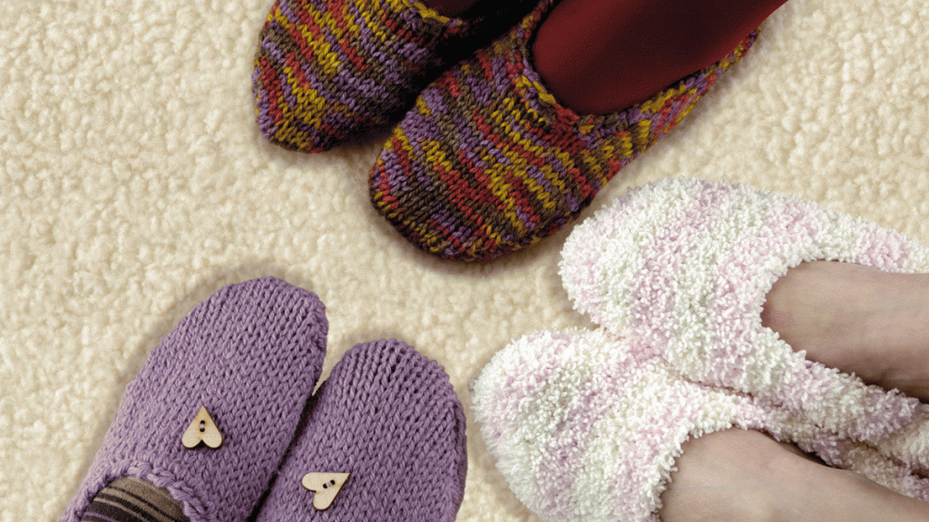 Slippers Archives - Page 3 of 3 - Knitting Bee (20 free knitting patterns)