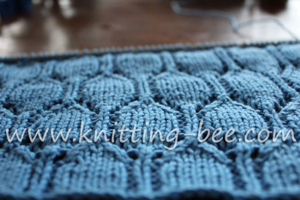 Oval Lace Pattern Free Knitting Stitch - Knitting Bee