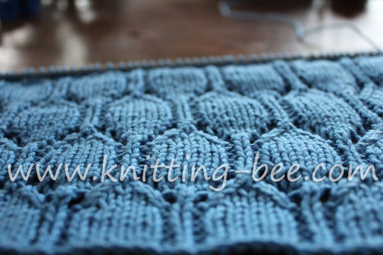 Oval Lace Pattern Free Knitting Stitch - Knitting Bee