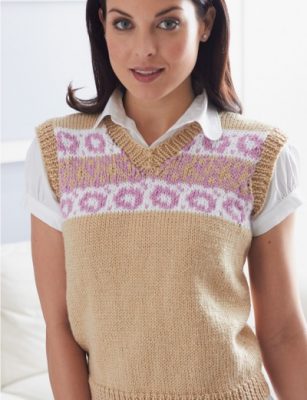 30 + Free V Neck Vest Knitting Patterns to Download!