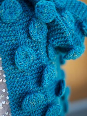 Gerard Bobble Scarf Free Knitting Pattern - Knitting Bee