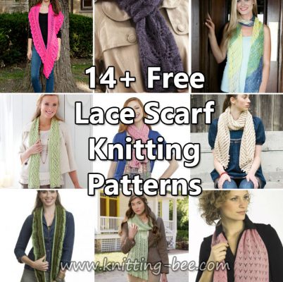 14+ Free Lace Scarf Knitting Patterns - Knitting Bee