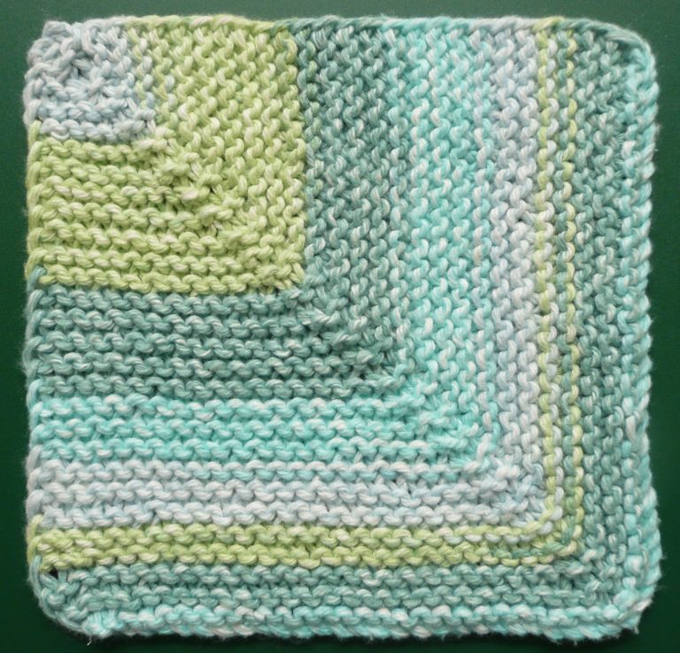 Go 'ROUND THE BARN One-Ounce Dishcloth Free Knitting Pattern - Knitting Bee