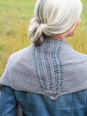 Dowson Simple Lace Shawl Free Knitting Pattern - Knitting Bee
