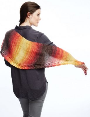 Patons Edge of the Wedge Shawl Free Knitting Pattern - Knitting Bee