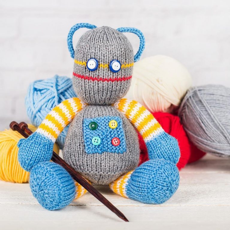 Awesome Robot Knitting Patterns - Knitting Bee