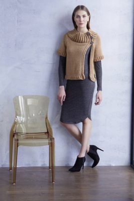 Cropped Jacket Free Knitting Pattern - Knitting Bee