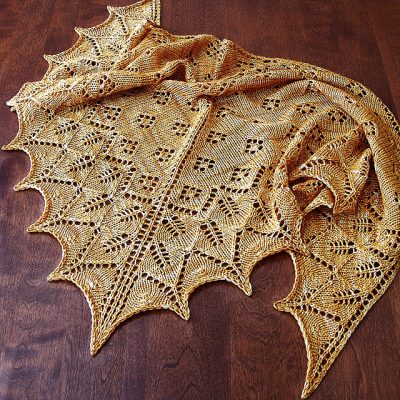 Ashton Shawlette Free Lace Knitting Pattern - Knitting Bee