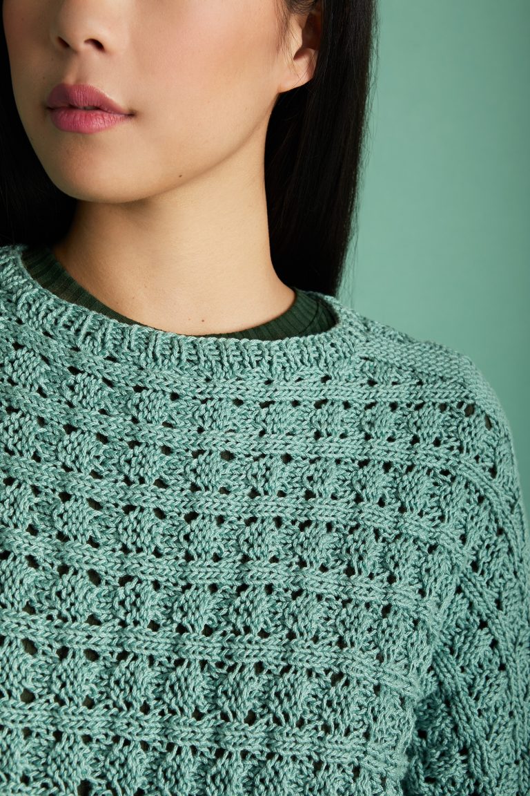 Free Eyelet Top Knitting Pattern - Knitting Bee