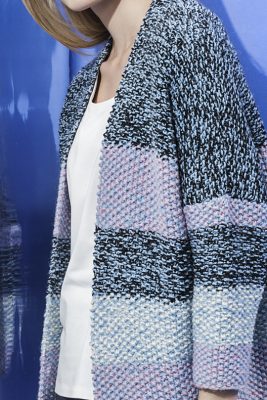 Free Knitting Pattern for a Woman's Moss Stitch Cardigan - Knitting Bee