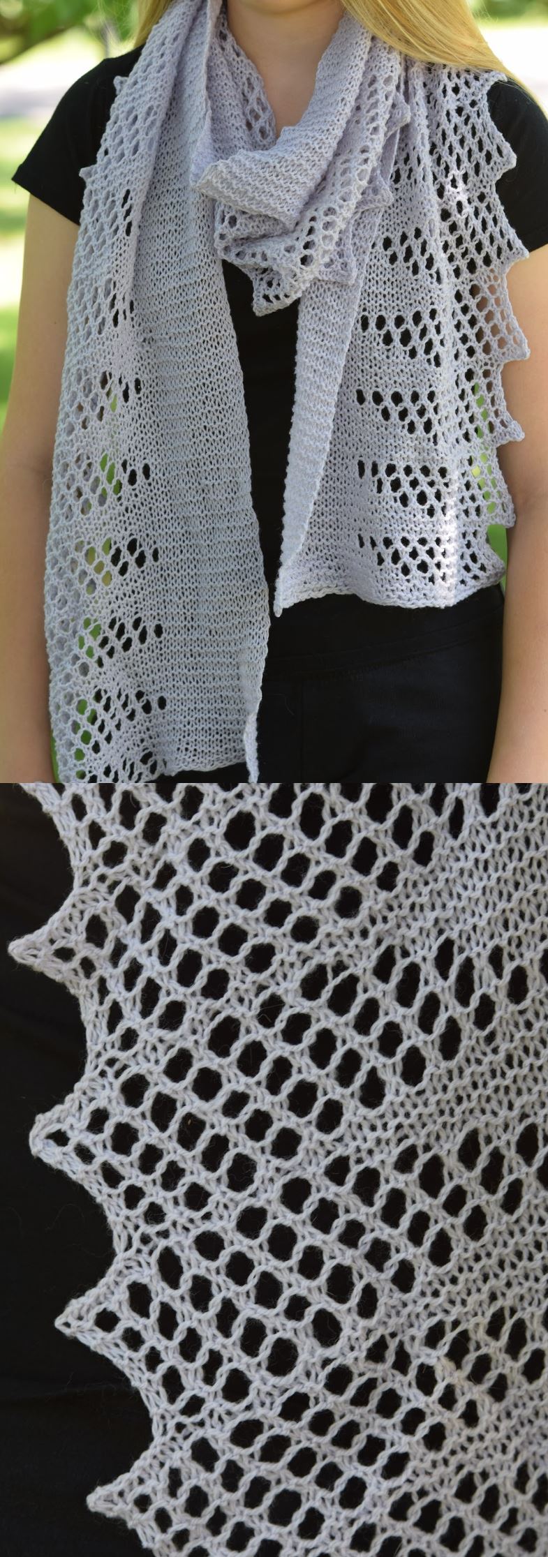 Free Lace Knitting Patterns for Scarves - Knitting Bee