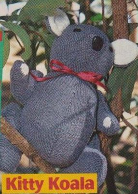 Free knitting pattern for Kitty the Koala - Knitting Bee