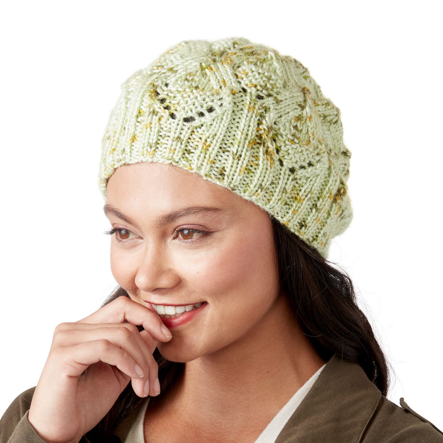free lace hat knitting patterns Archives - Knitting Bee