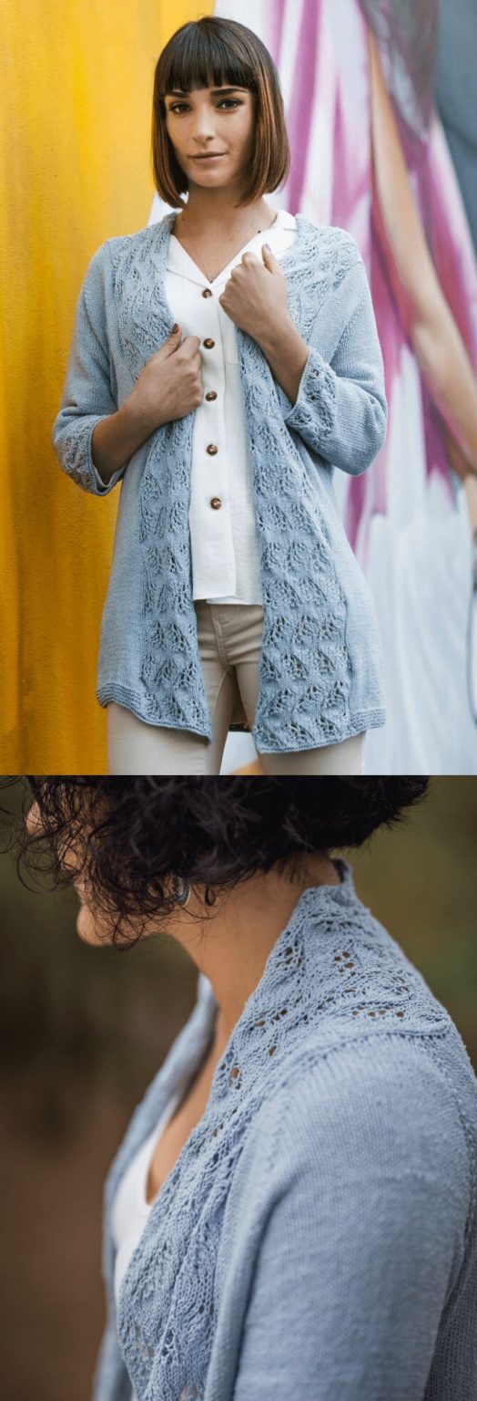 Free Spring Summer Cardigan Knit Pattern - Knitting Bee