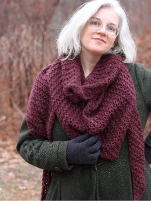 Free Long Eyelet Scarf Knitting Pattern - Knitting Bee
