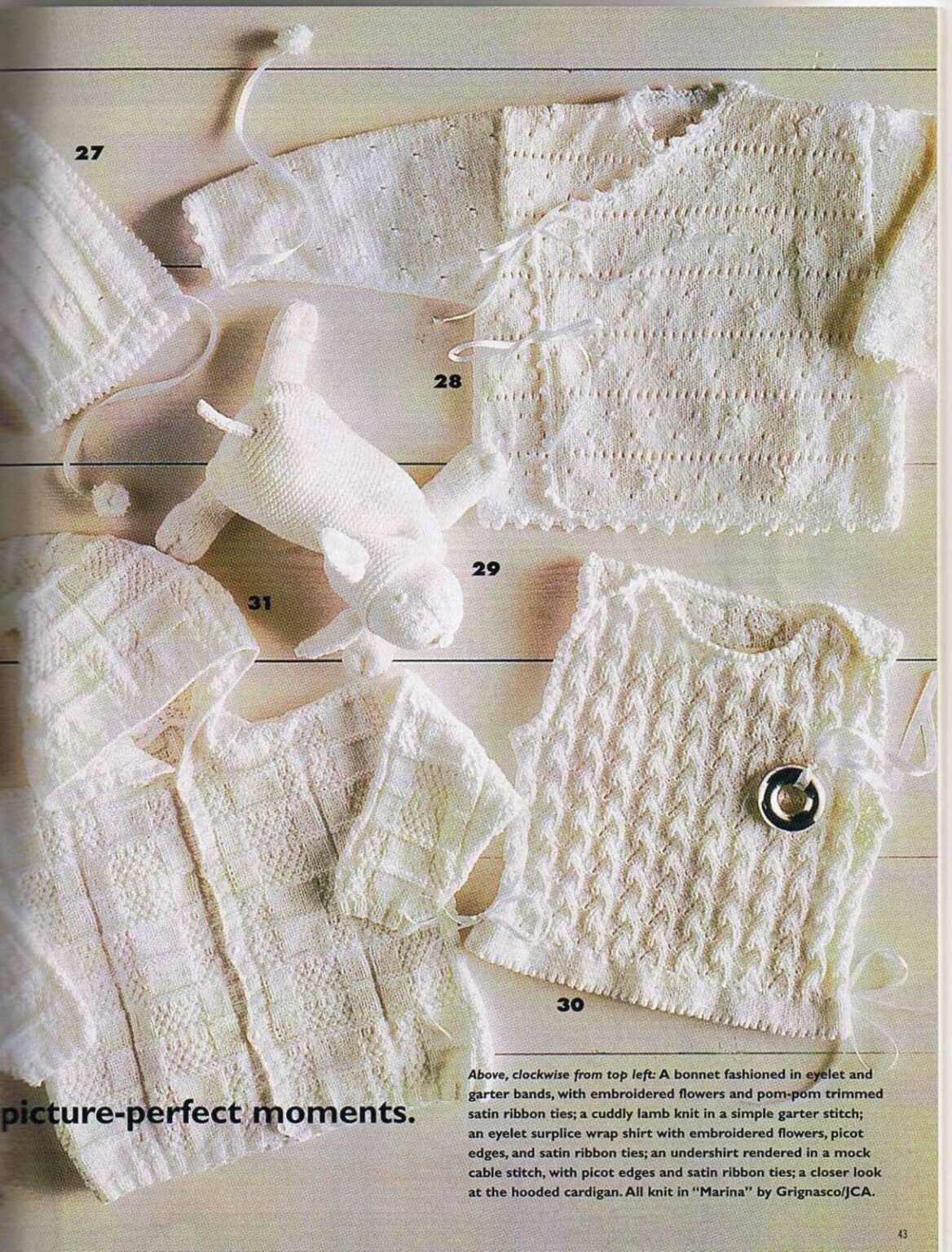Lace Baby Set Knitting Patterns - Knitting Bee