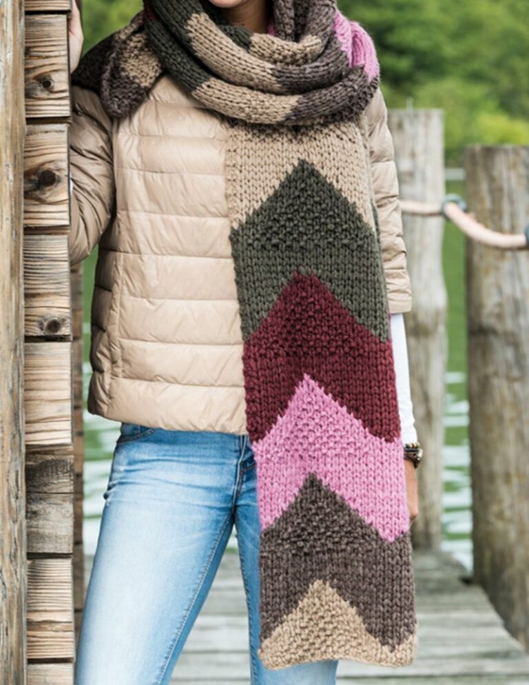 25 Modern & Free Scarf Knitting Patterns - Knitting Bee